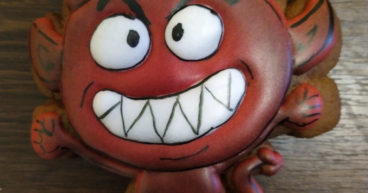 Devil cookie cutter by Petronius | Download free STL model | Printables.com