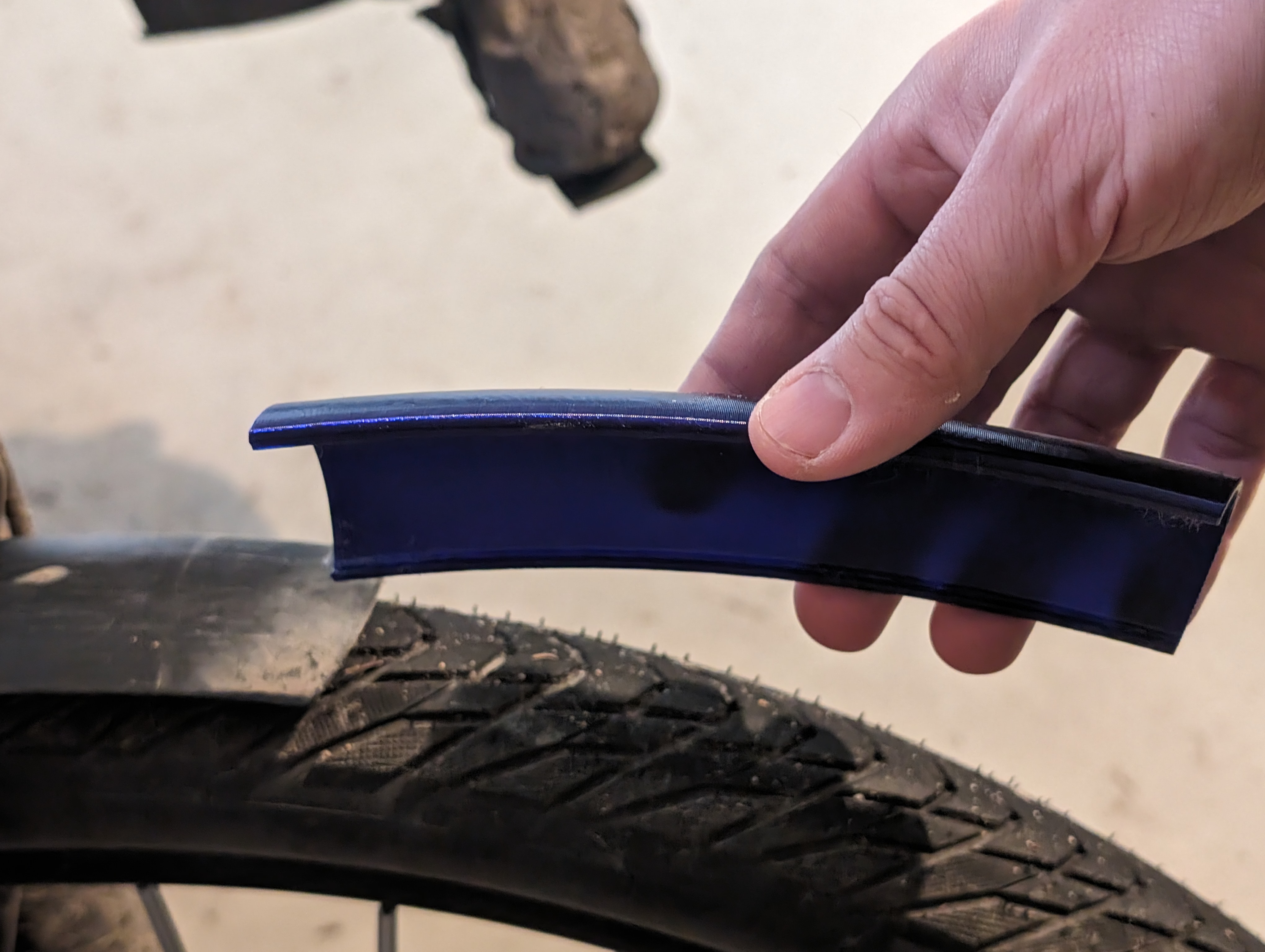 Front Mudguard Extension for MTB Cycletech Code Man eBike by PMF ...