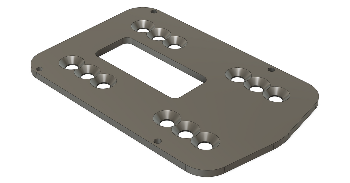 Megan standard baseplate by Voyage Systems | Download free STL model ...