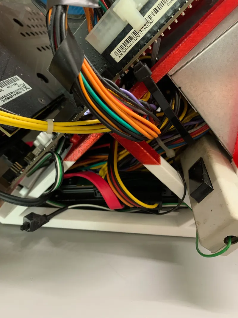 Micro ATX test bench with ATX psu slot, Prusa i3 printable by Adam ...