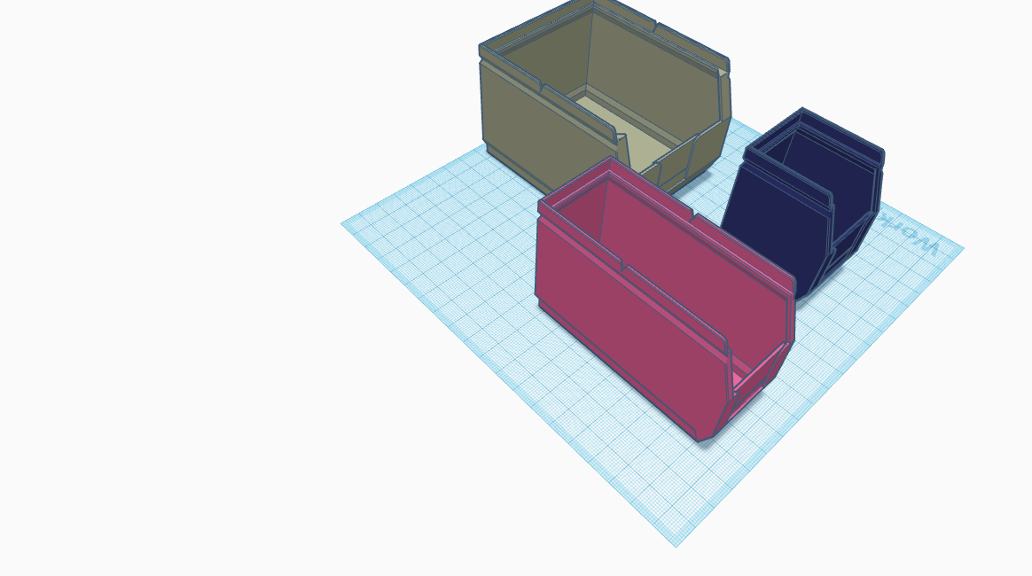 Storage Container. Different sizes. (V1) by FoxLabs | Download free STL ...
