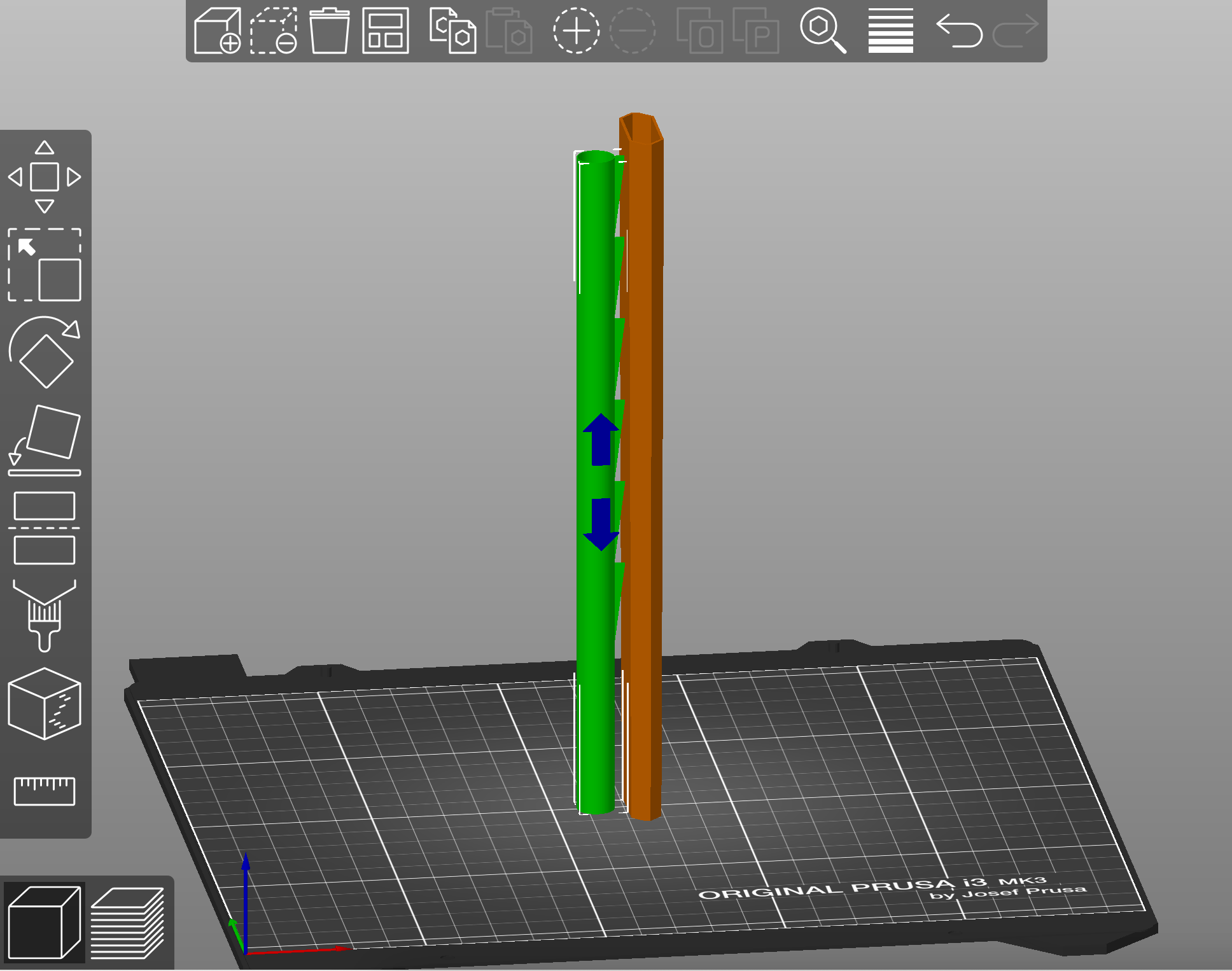 Support for Telescoping Master Sword - Blade 1 and 2 by J.V.H ...