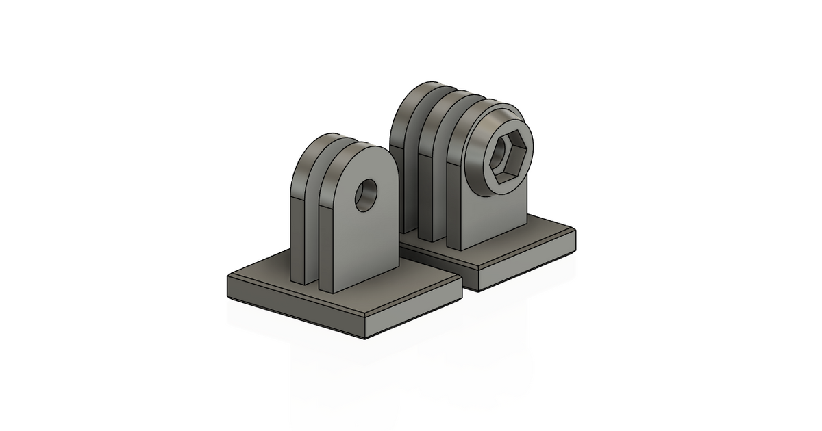 Gopro Mounts - Example Model by Bonkers | Download free STL model ...