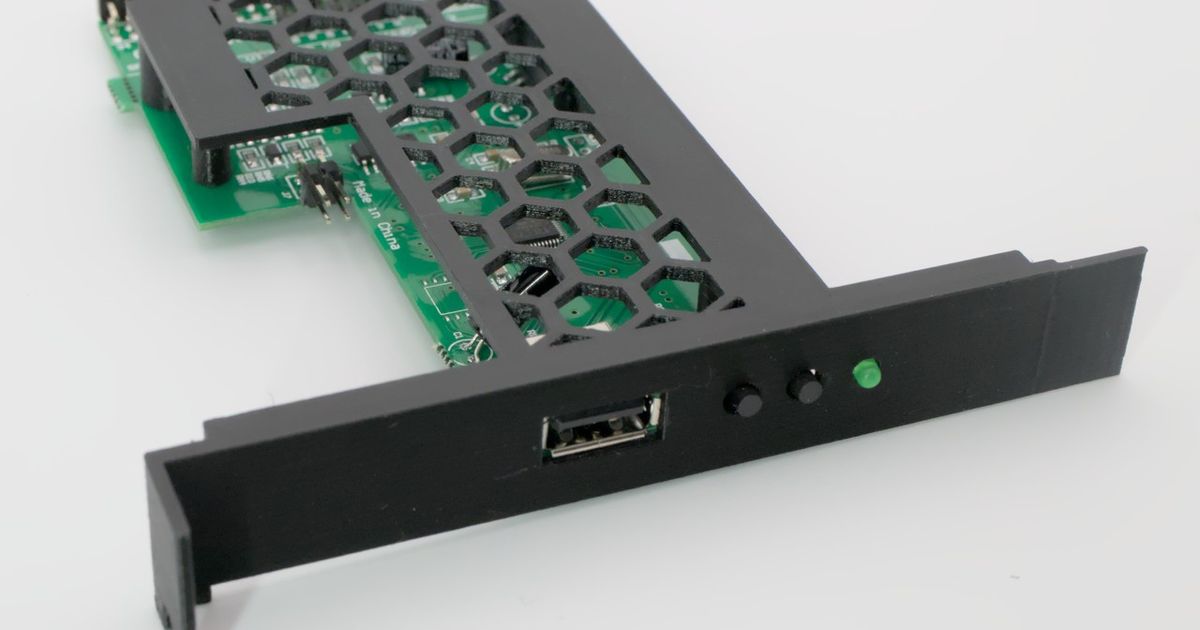 Slot Bracket for Gotek board by Shred | Download free STL model ...