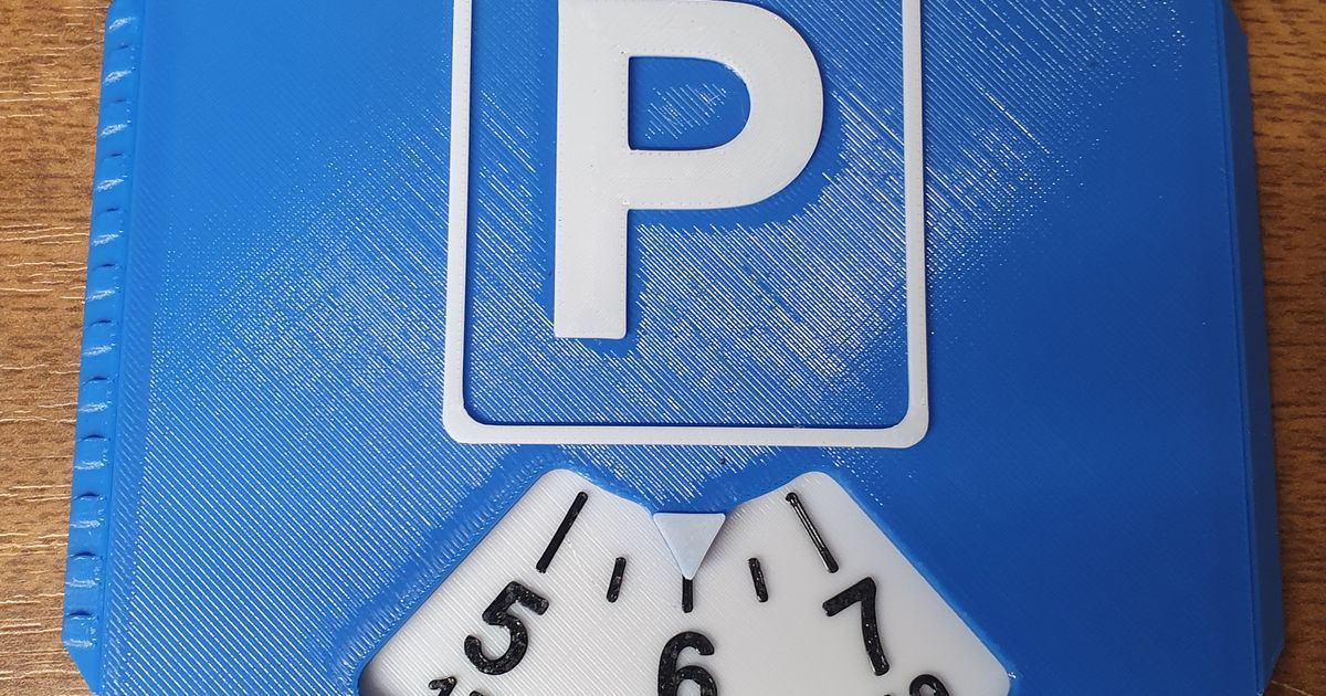 Parking disc with ice scraper by Brotpeter | Download free STL model ...