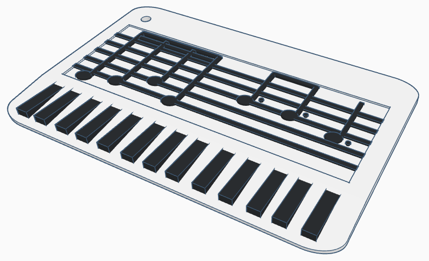 Keychain Ice Scraper by Cyaira | Download free STL model | Printables.com