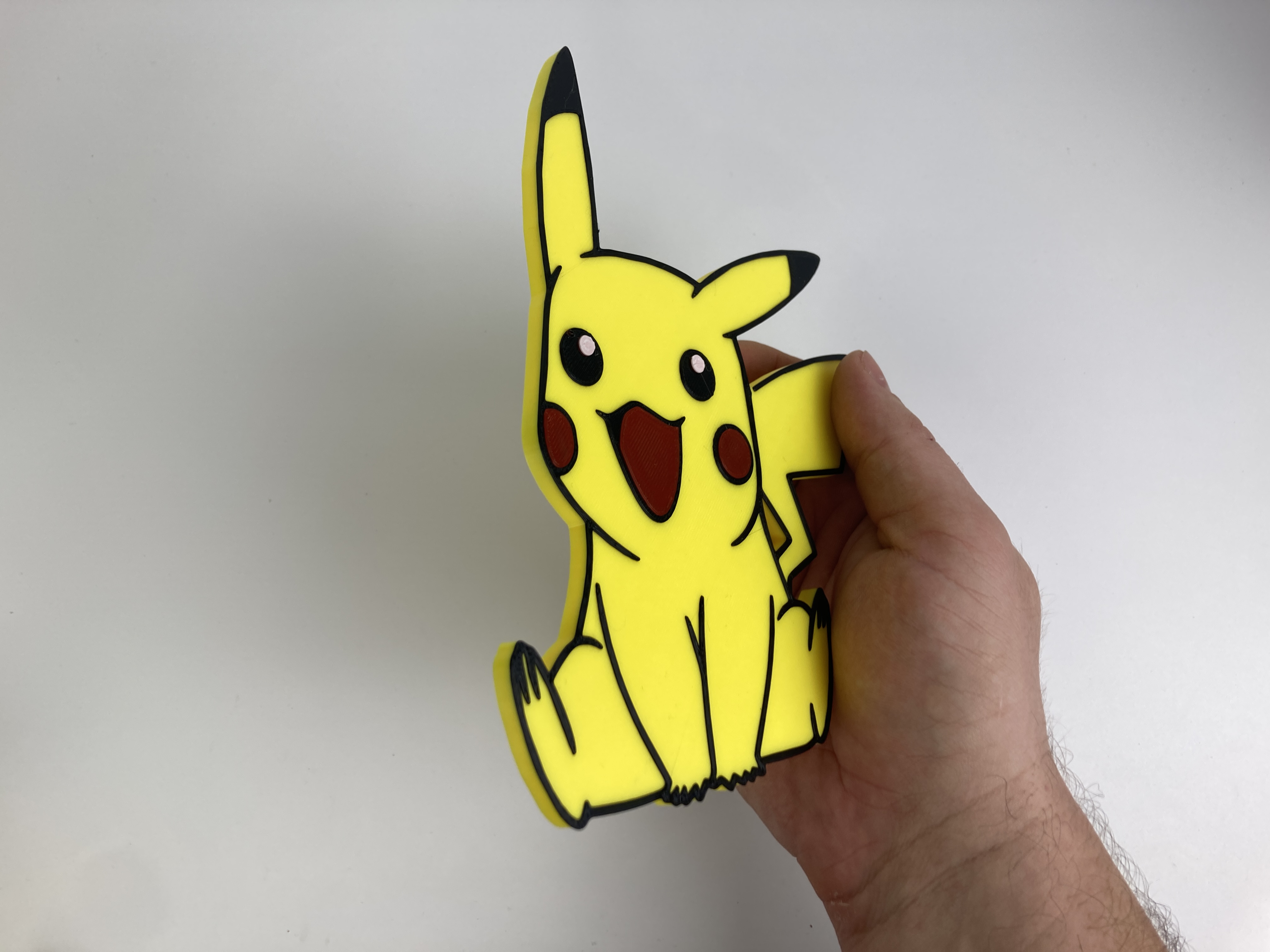 2D art - Pikachu by 3D|Nest | Download free STL model | Printables.com