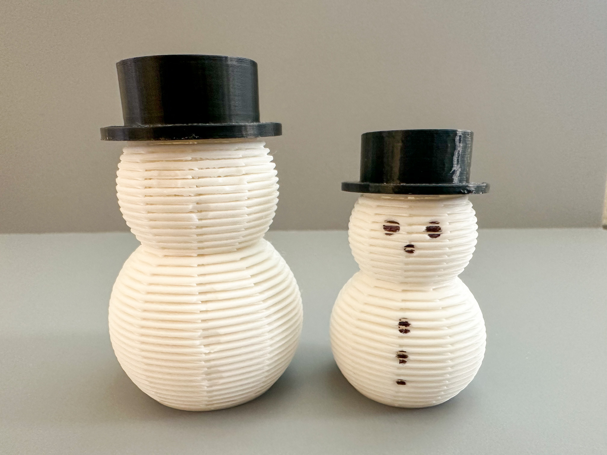 Stretchy, Springy Snowman (2 Sizes) by 3DPmom | Download free STL model ...