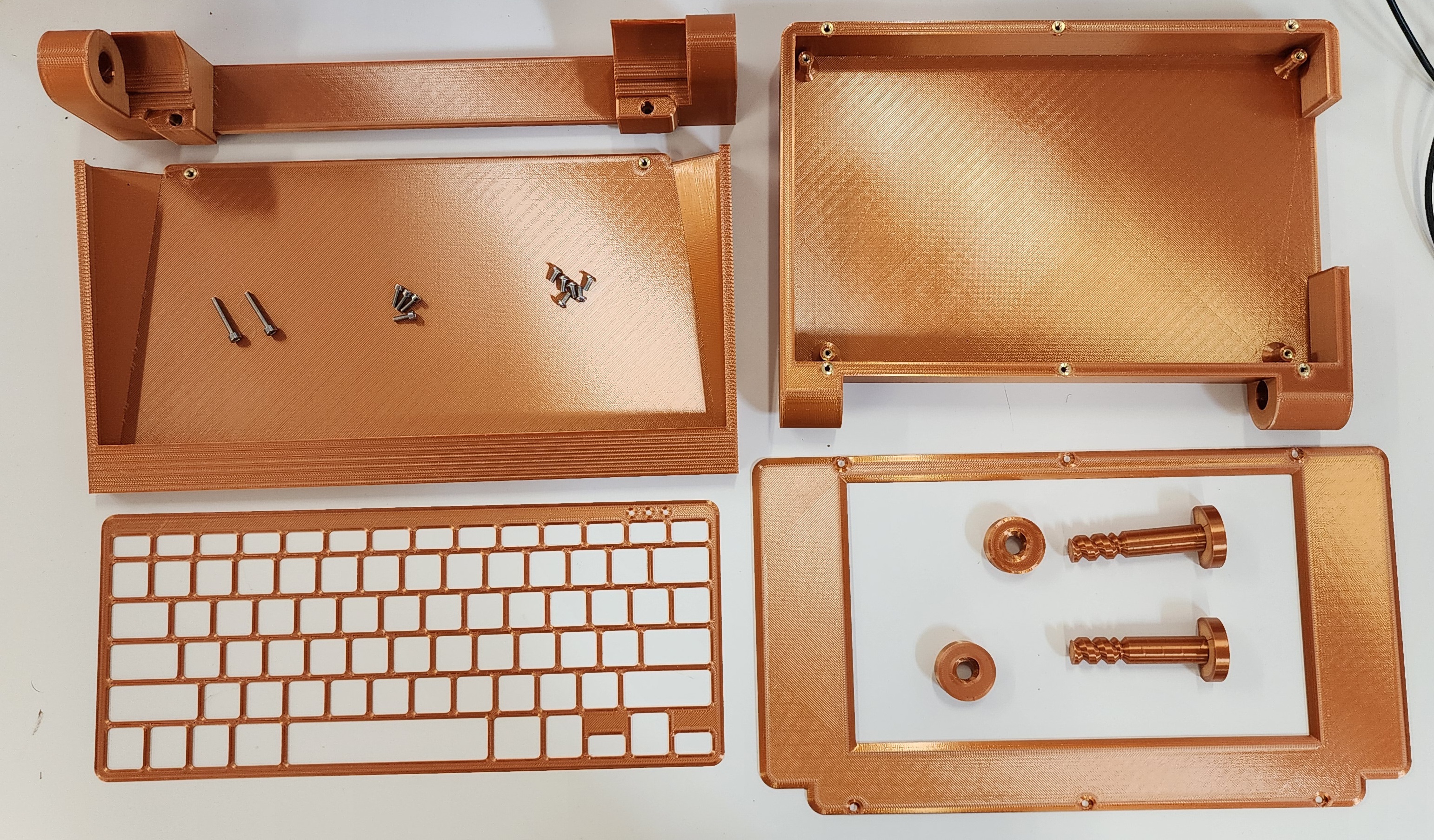 Raspberry Pi 400 Cyberdeck / Laptop by thebjtfellow | Download free STL ...