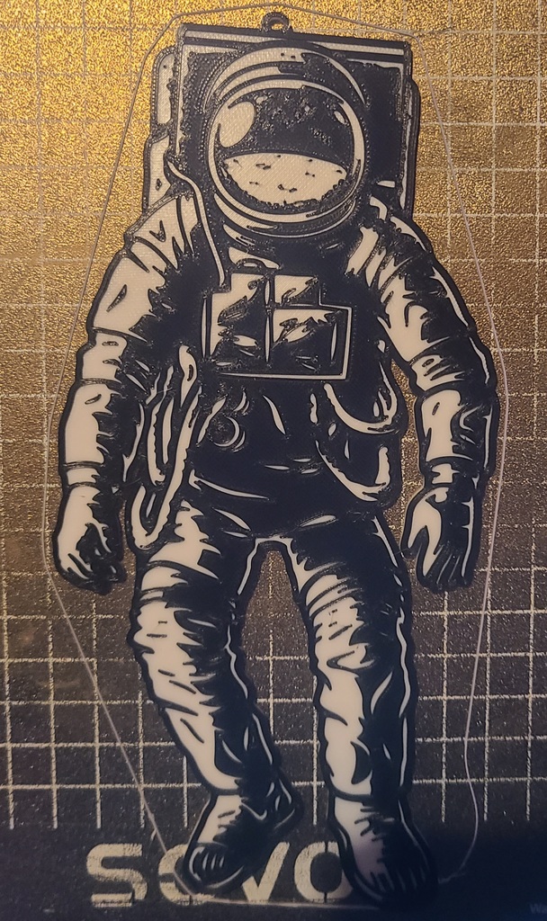 space man (astronaut) ornament by Blasted Plastic | Download free STL ...