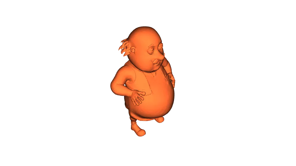 Motu from Motu and Patlu by Peter Farell | Download free STL model ...