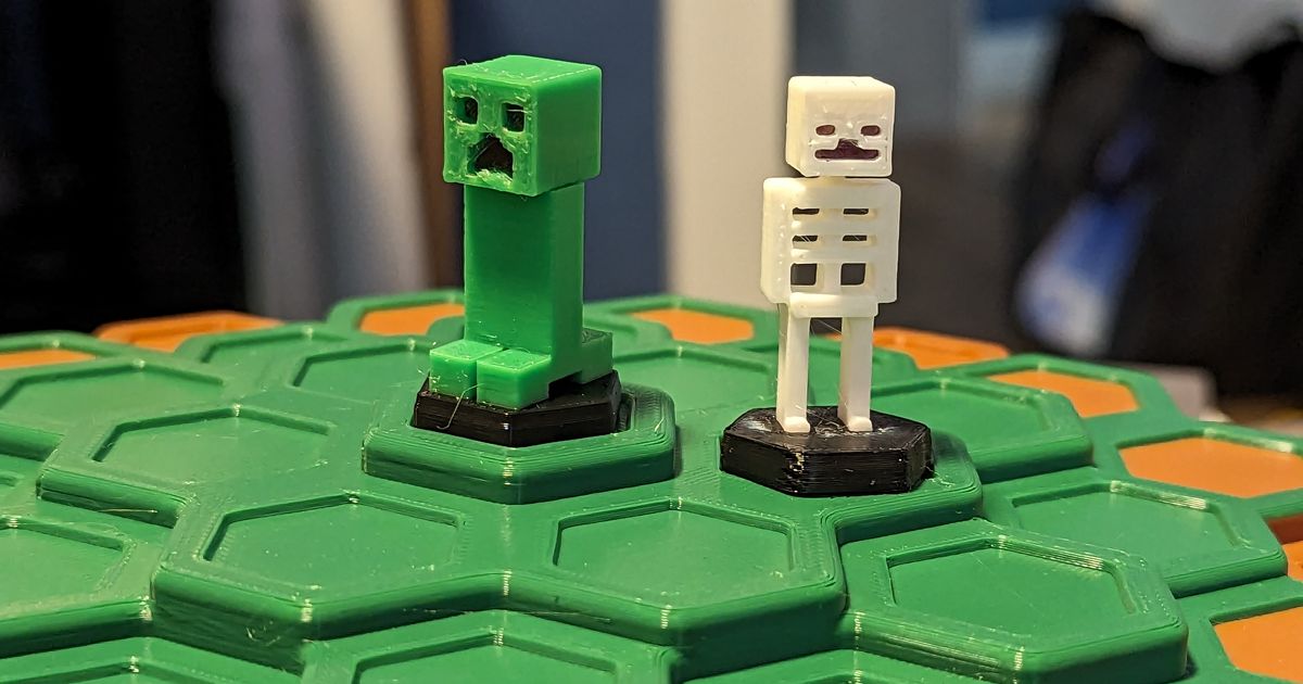 Minecraft Creeper & Skeleton Pieces von slayernine | Kostenloses STL ...