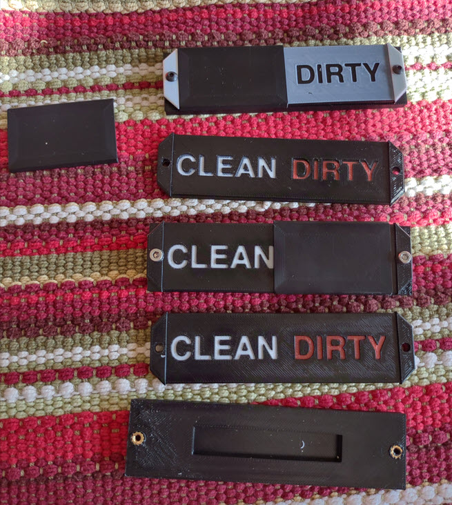 Dishwasher Indicator with magnet by dave wilson | Download free STL ...