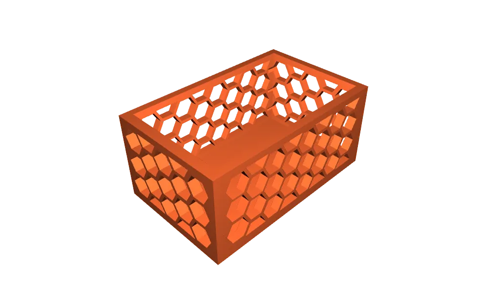 honeycomb box by Ash Rupert | Download free STL model | Printables.com