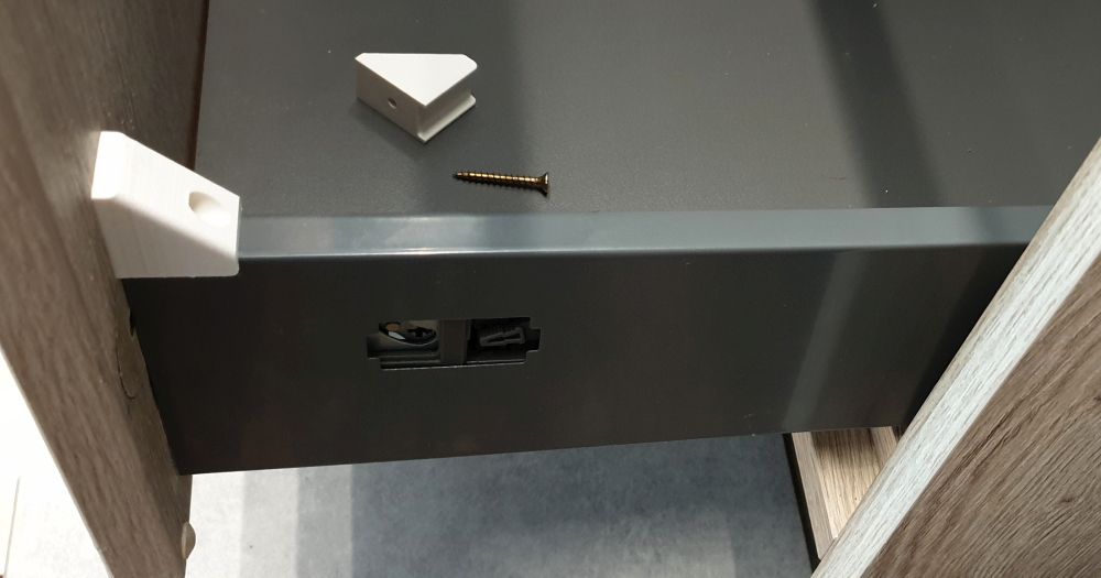 Kitchen Drawer Front Support Brace by Designed By Sheltie | Download ...