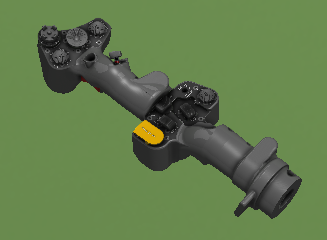 AH-64 Collective grip by Rato | Download free STL model | Printables.com