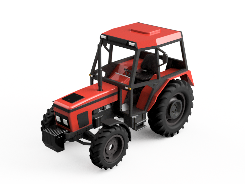 Zetor 7340 model pre-release por Jerryie | Descargar modelo STL ...