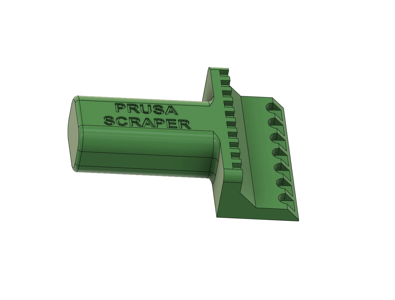 Prusa Ergonomic Windscreen Ice Scraper by Wradis | Download free STL ...