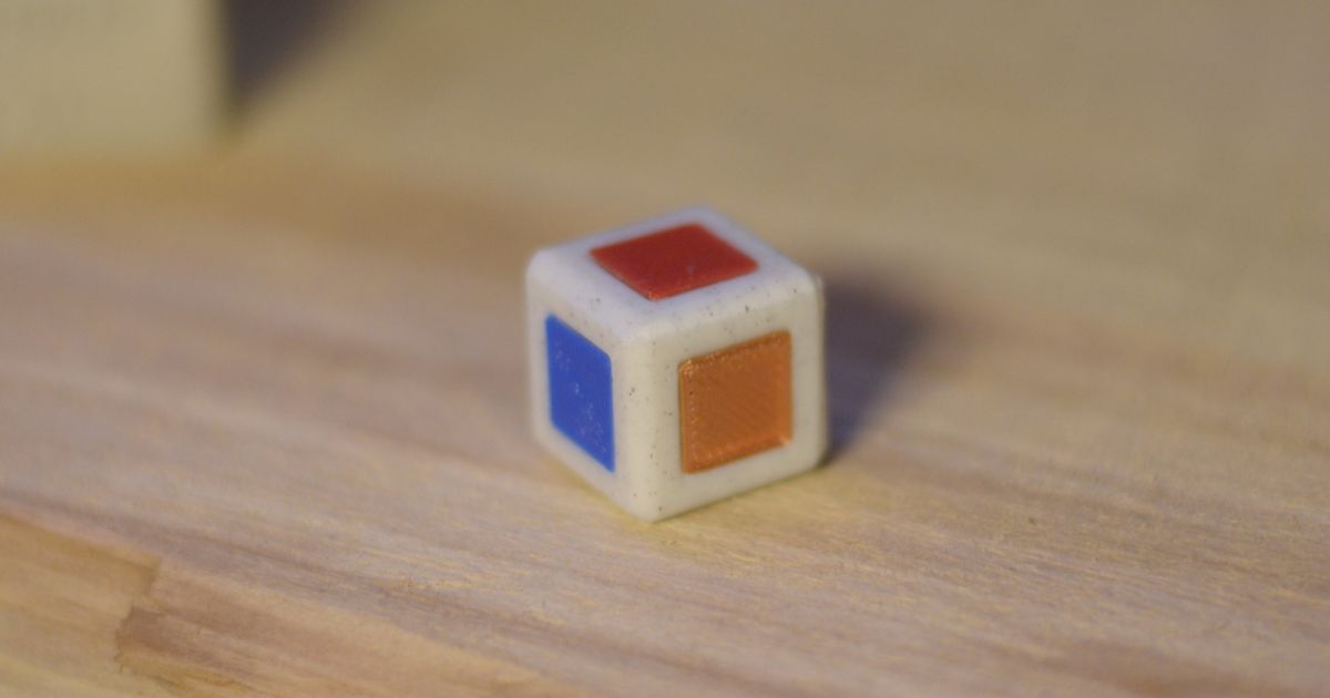 Custom color dice by Laguite | Download free STL model | Printables.com