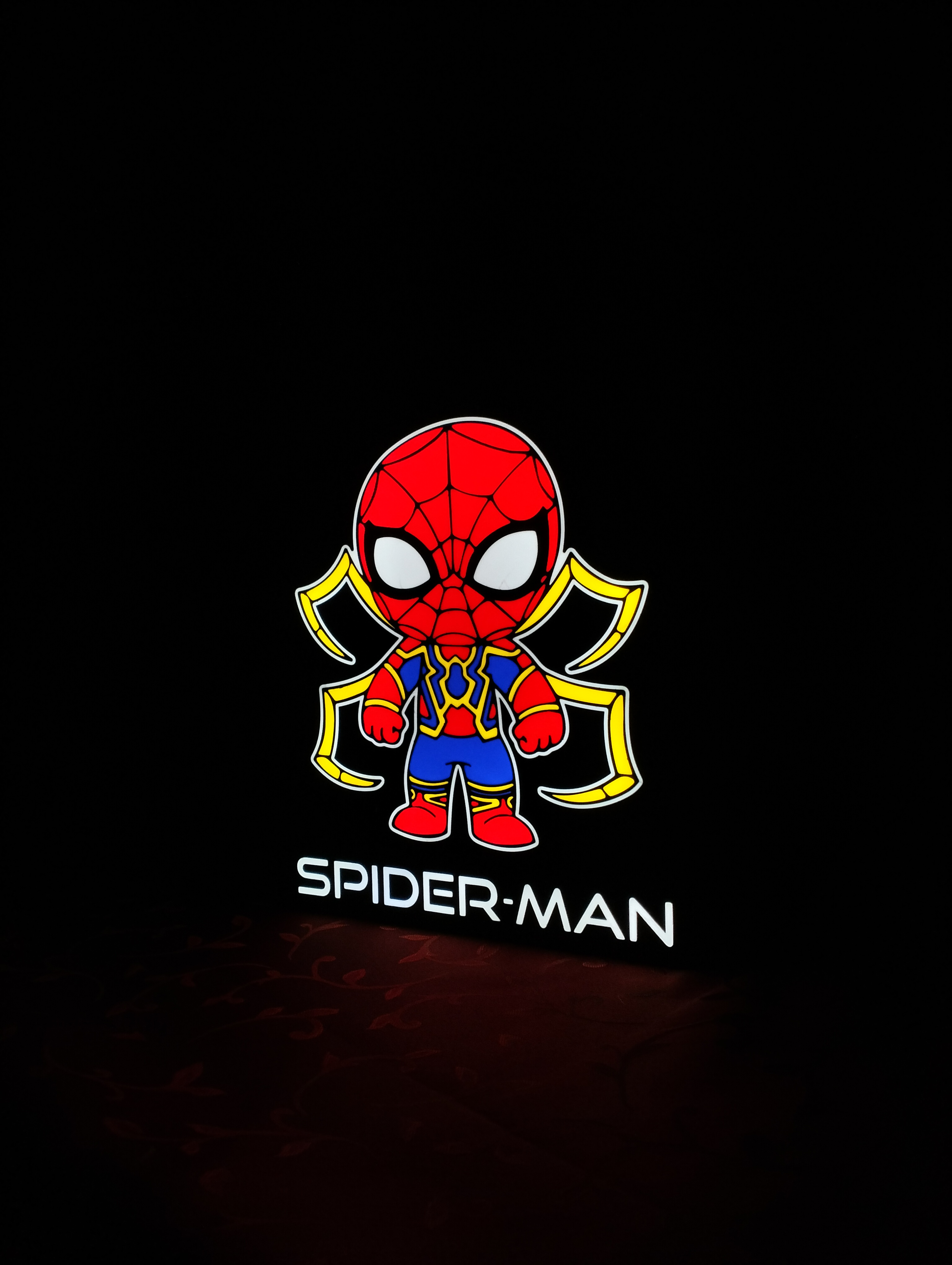Spider-Man Lightbox LED Lamp by braga3dprint | Printables Store