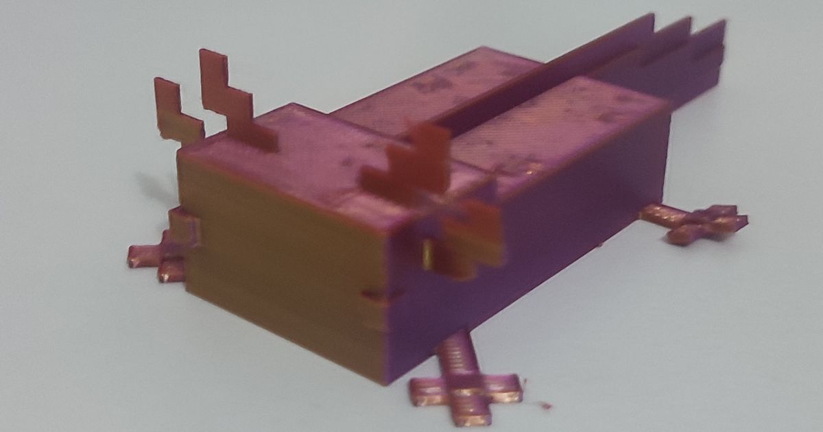 axolotl mincraft by Sébastien | Download free STL model | Printables.com