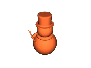 Snowman by JS printing | Download free STL model | Printables.com