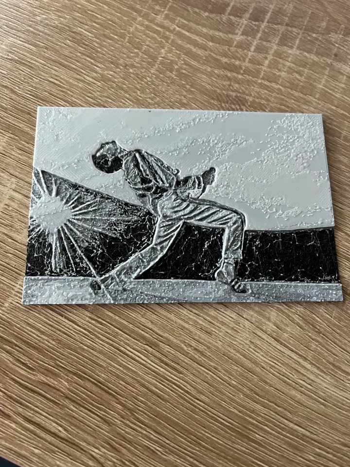 Freddie Mercury - Hueforge by Phantom Printer | Download free STL model ...