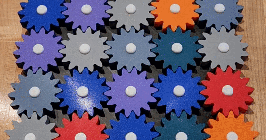 Gear Table toy for kids by lehighluke | Download free STL model ...