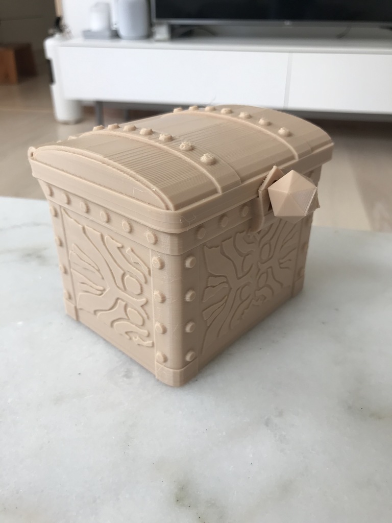 D20 Key for Treasure Chest Dice Case! by hsus | Download free STL model ...