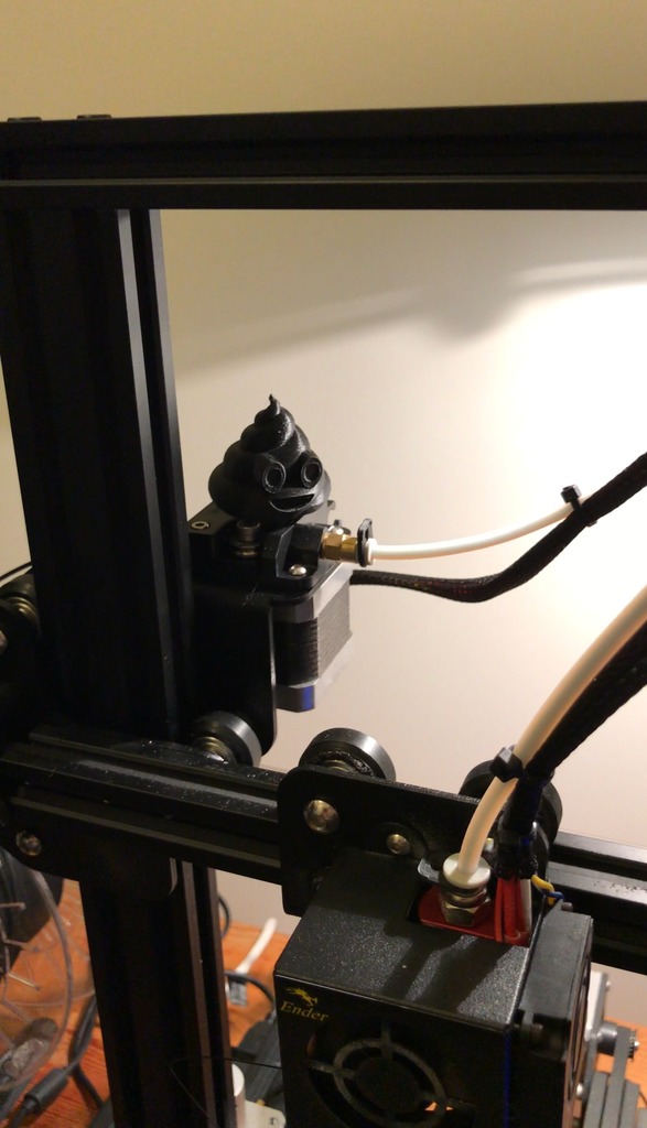 Poo Spinner (Extruder topper Ender 3) by hsus | Download free STL model ...
