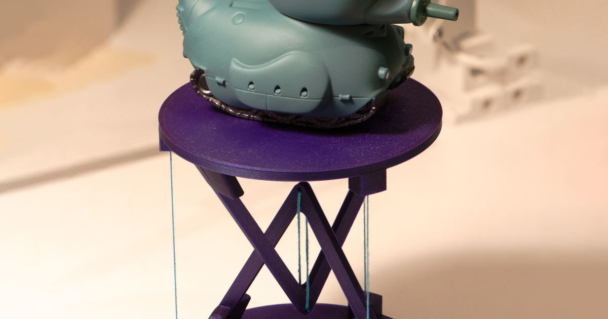 Heavy-duty-ish Tensegrity Table by mAyty | Download free STL model ...