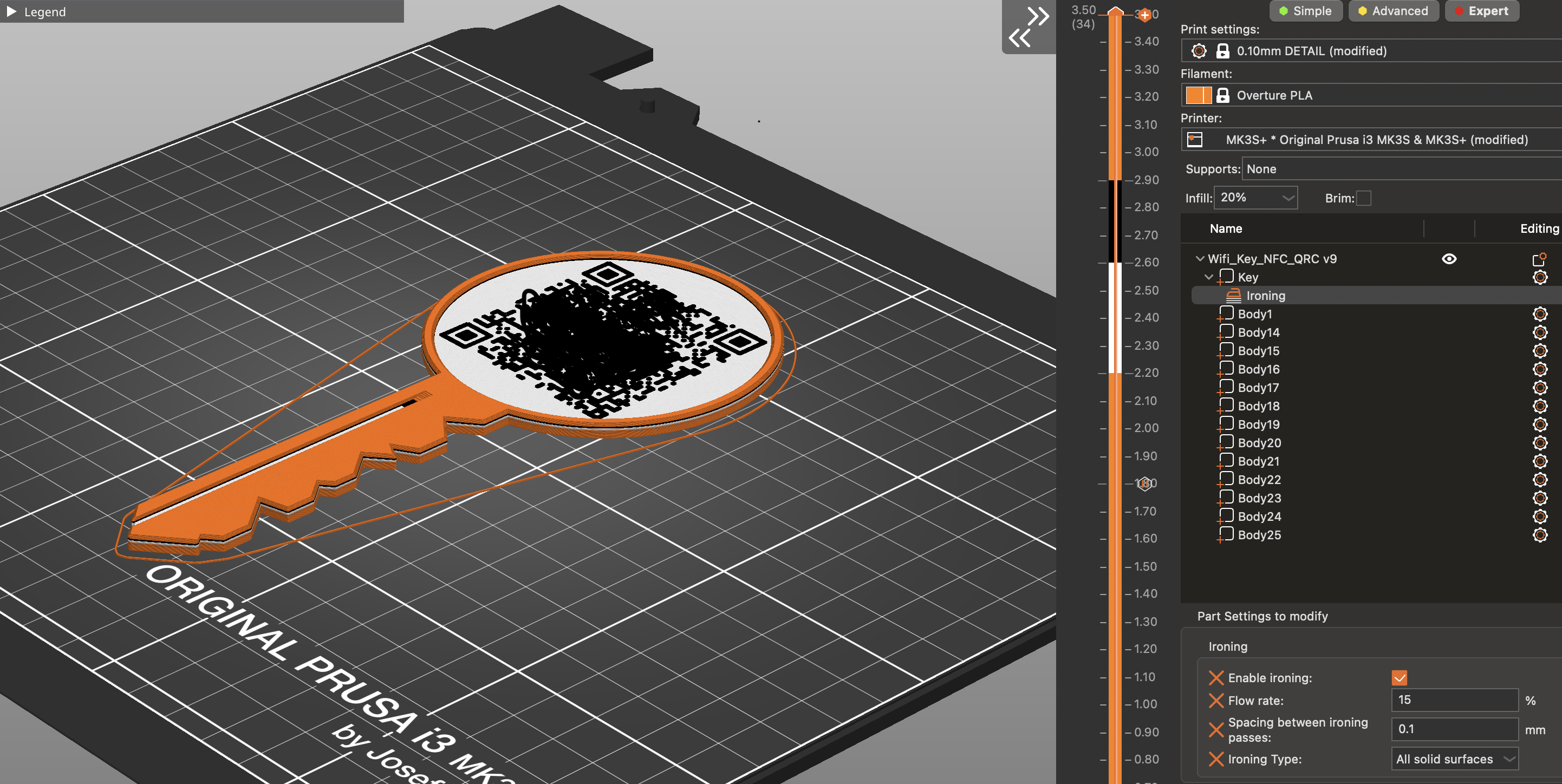 WiFi NFC QR Key by CeptoRider | Download free STL model | Printables.com