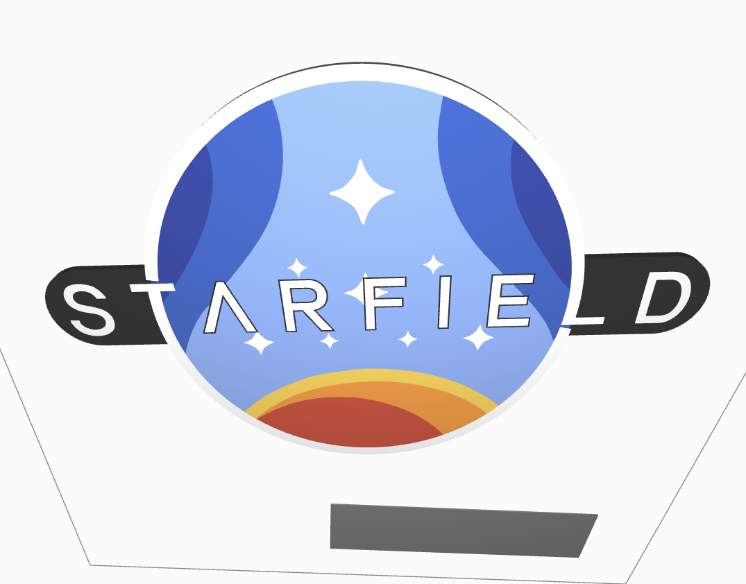 Starfield Logo MMU Ready by Jacob Warner | Download free STL model ...