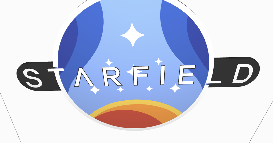 Starfield Logo MMU Ready by Jacob Warner | Download free STL model ...