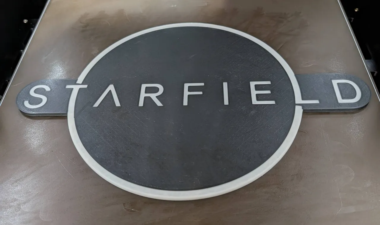 Starfield Logo MMU Ready by Jacob Warner | Download free STL model ...