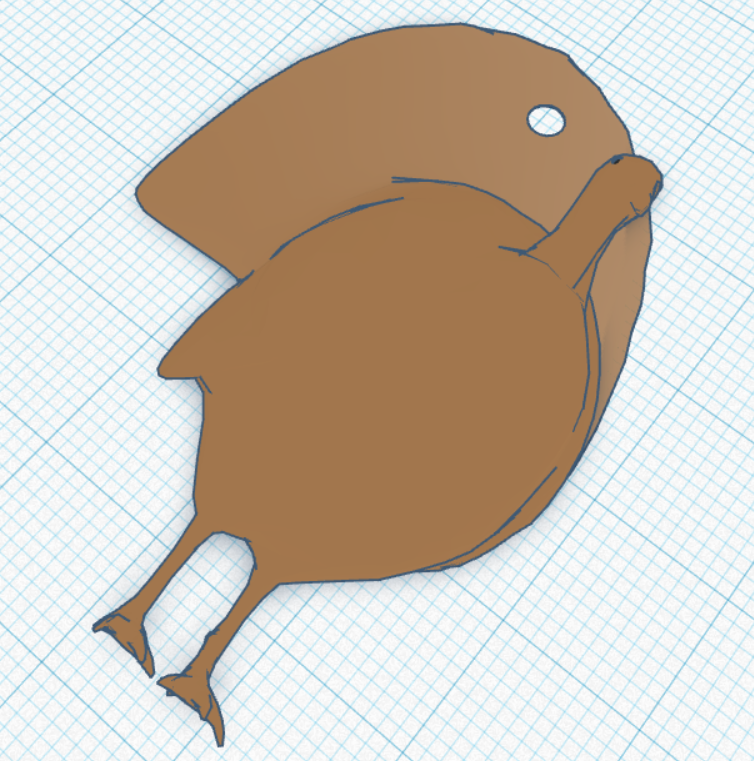 Very Flat Turkey Keychain by Toast | Download free STL model ...