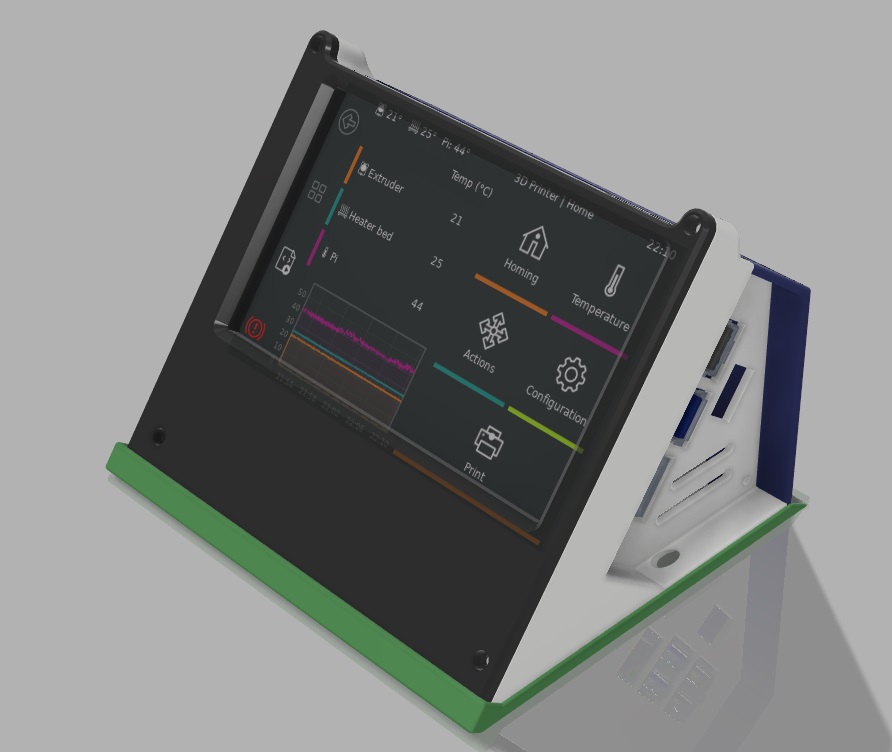 BTT PiTFT50 v2.1 Case with Raspberry Pi and 4010 Fan (Klipper Screen) by d.revan | Download free ...