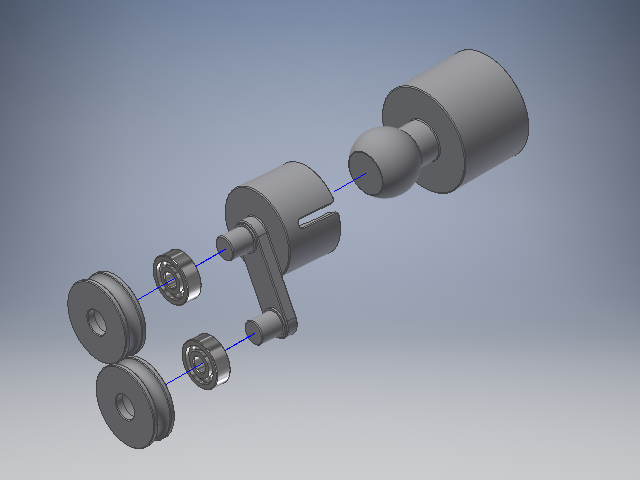 guía de rodillo y rotula by Marco | Download free STL model ...