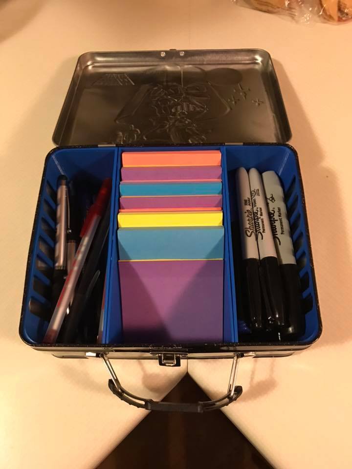 Lunch Box Post It Organizer by ChronoMstr | Download free STL model ...