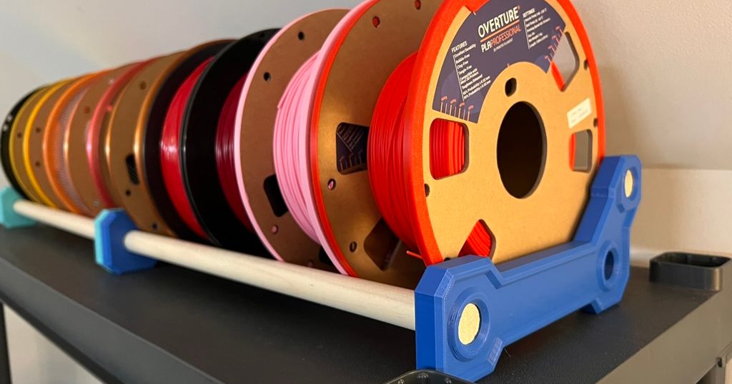 Filament Spool Storage Bracket for Shelving by JamKo Design | Download ...