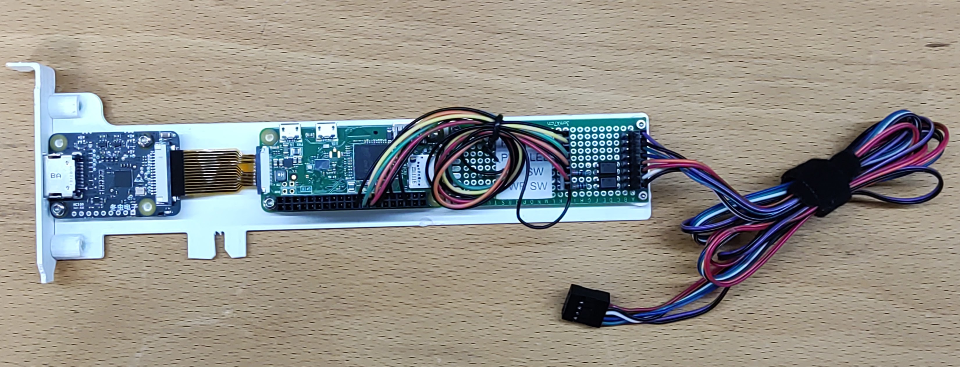 PiKVM R4C3R Low Profile PCIe bracket mount for RPi Zero W by Rolf Bakker | Download free STL ...