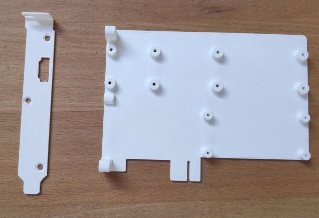 PiKVM R4C3R PCIe bracket mount for RPi Zero W by Rolf Bakker | Download ...
