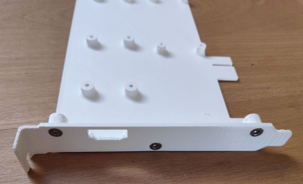 PiKVM R4C3R PCIe bracket mount for RPi Zero W by Rolf Bakker | Download ...