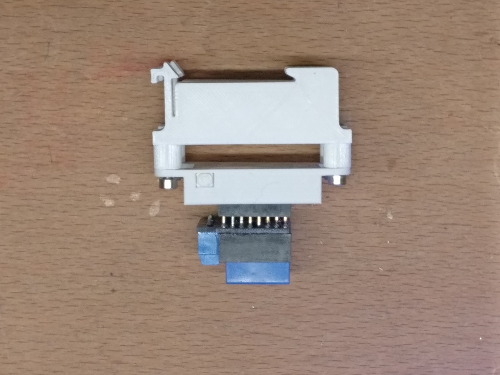 Wemos D1 mini ( DIN rail ) mount by Rolf Bakker | Download free STL ...