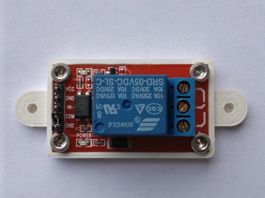 Single relay mount 24x43mm by Rolf Bakker | Download free STL model ...