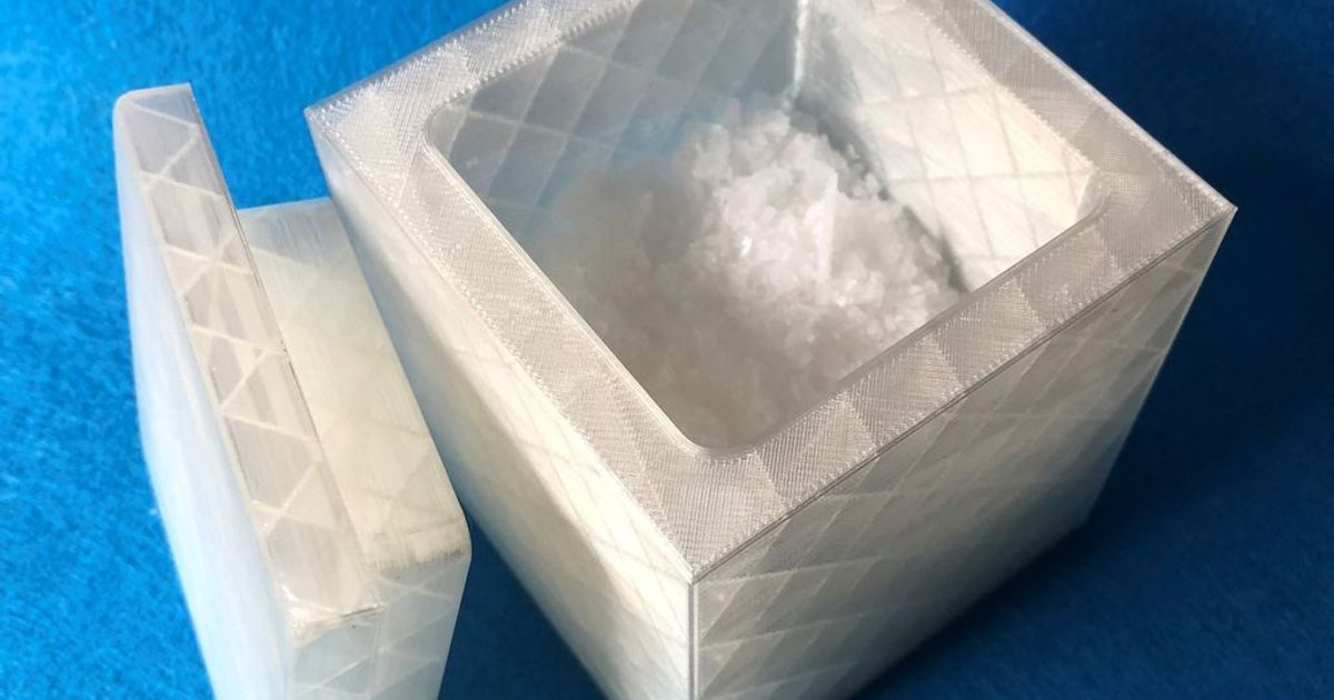 Salt cube by makethingswith | Download free STL model | Printables.com