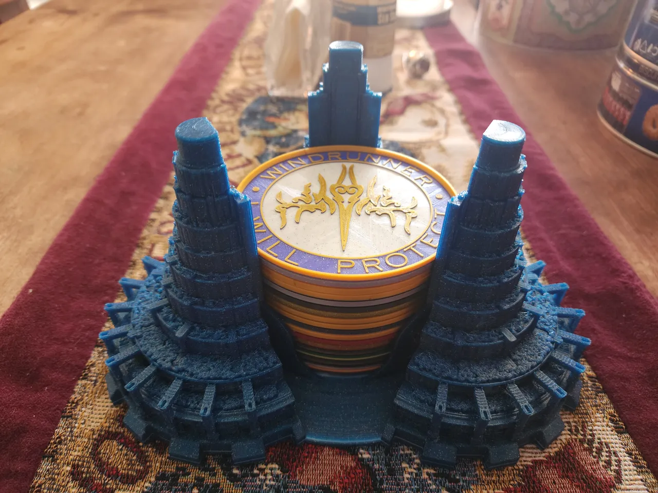 Urithiru Coaster Holder - Stormlight Archive by Strider Varun ...