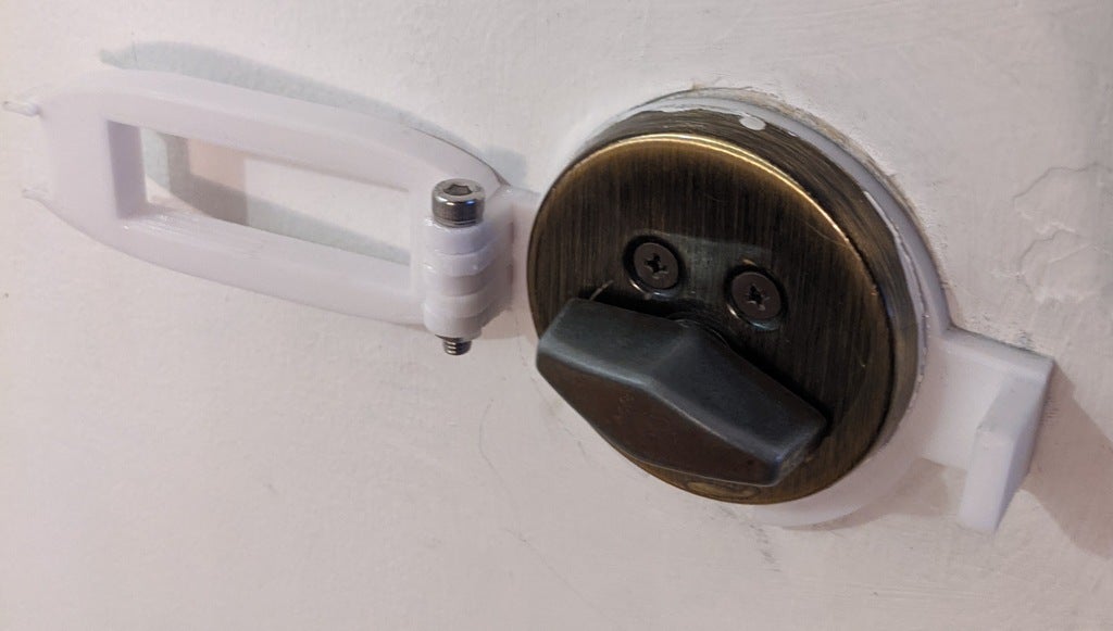 Deadbolt Door Lock Flip Lock by PatrickWL | Download free STL model ...