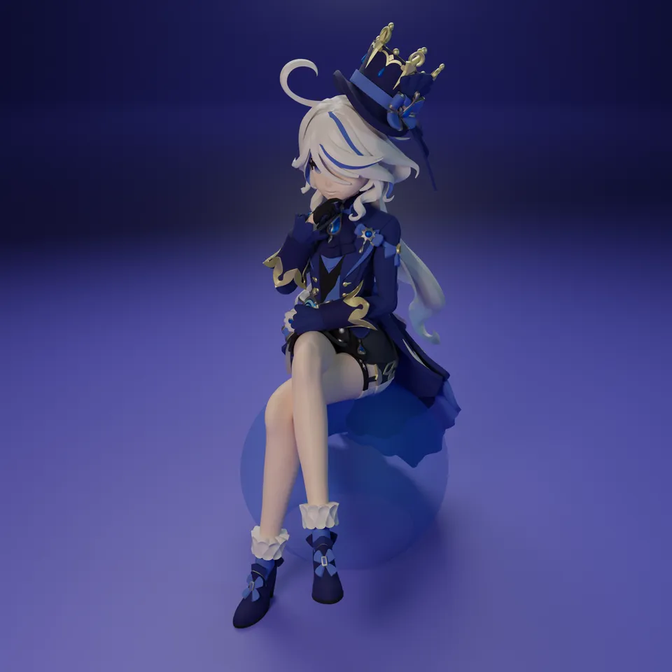 Furina from Genshin Impact by FunserviceStl | Download free STL model ...