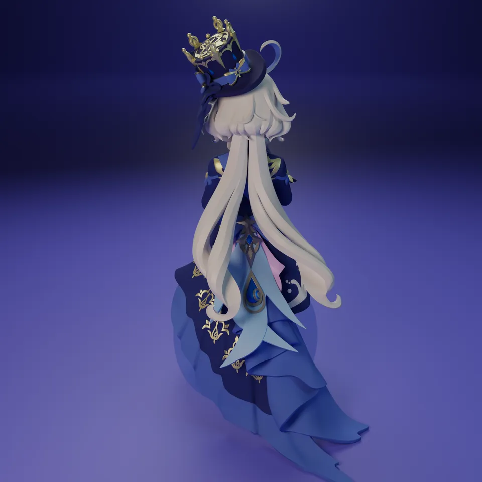 Furina from Genshin Impact by FunserviceStl | Download free STL model ...
